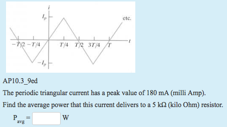 Solved etc. -T2-T4 -Ip AP10.3_9ed The periodic triangular | Chegg.com