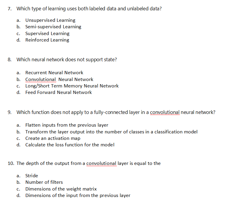Solved . Which type of learning uses both labeled data and | Chegg.com