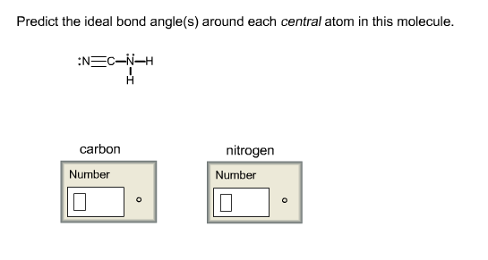 Solved Predict the ideal bond angle(s) around each central | Chegg.com