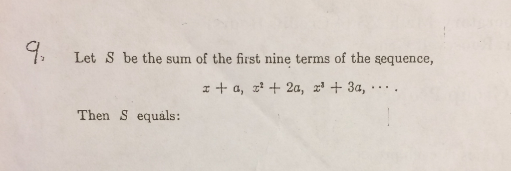 Solved Can you find the sequence, the formula way, the hand | Chegg.com