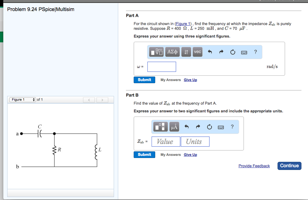 Solved Problem 9.24 PSpice Multisinm Part A For the circuit | Chegg.com