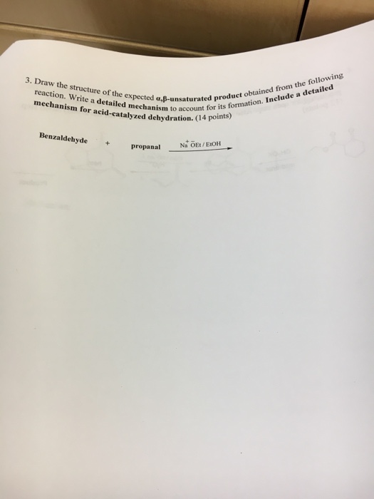 Solved Draw the structure of the expected alpha, beta- | Chegg.com