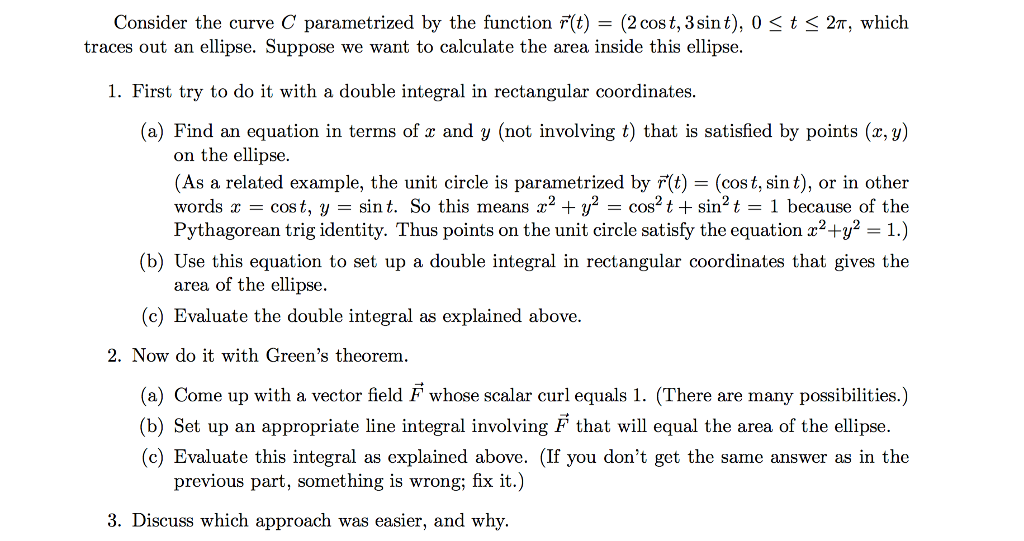 Solved Consider the curve C parametrized by the function | Chegg.com