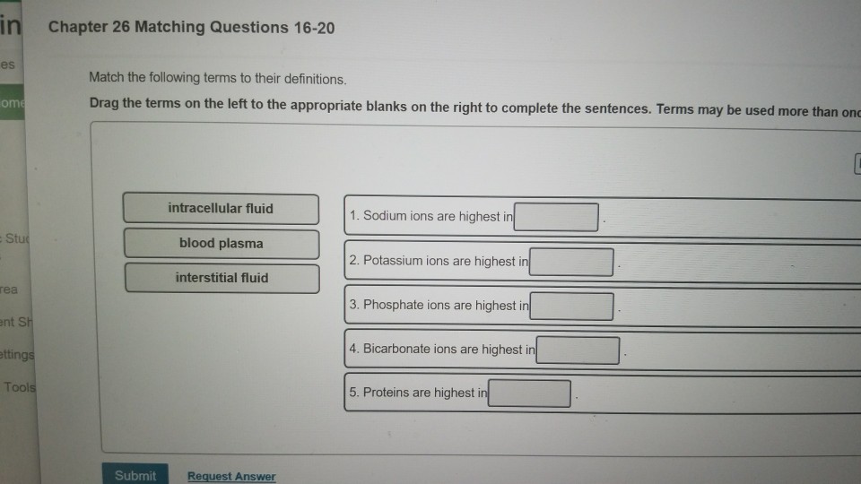 Solved n Chapter 26 Matching Questions 16-20 es Match the | Chegg.com Solved n Chapter 26 Matching Questions 16-20 es Match the | Chegg.com