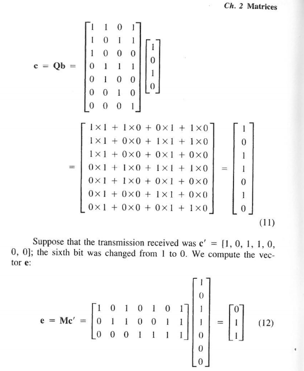 Solved 4. Suppose that in the Hamming code in Example 4, the | Chegg.com