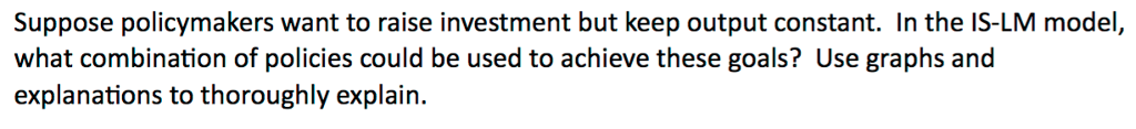 Solved Suppose policymakers want to raise investment but | Chegg.com
