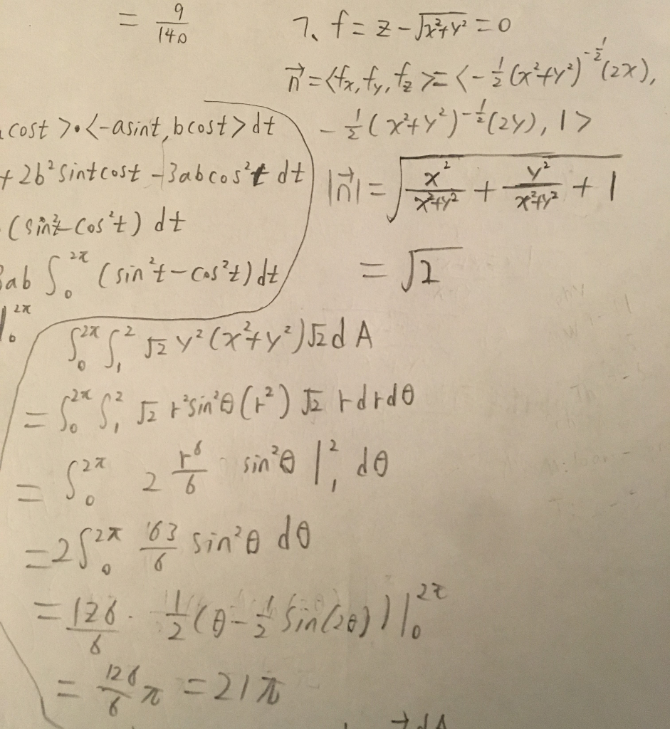 Solved LET S BE THE PART OF THE CONE Z = Squareroot X^2 + | Chegg.com