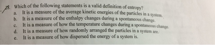 Solved Which of the following statements is a valid | Chegg.com