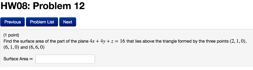 Solved HW08: Problem 12 Previous Problem List Next (1 point) | Chegg.com