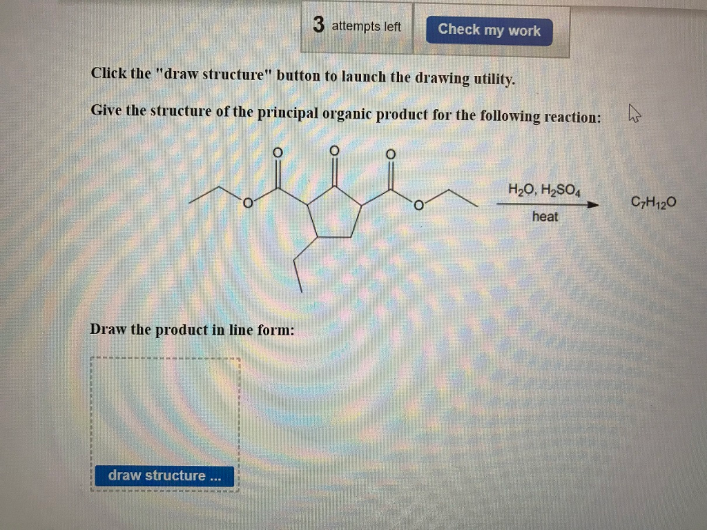 Solved 3 attempts left Check my work Click the "draw | Chegg.com
