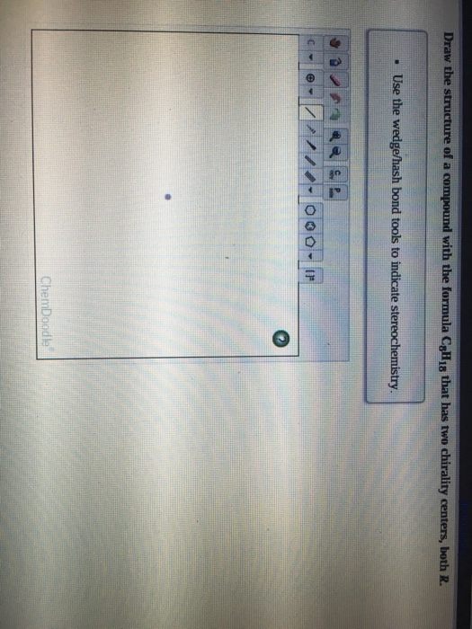 Solved Draw the structure of a compound with the formula | Chegg.com