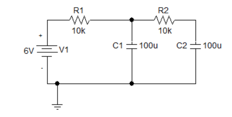 Solved R1 R2 10k C1 100u C2-100u 10K | Chegg.com