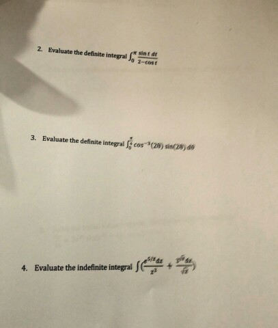 Solved Evaluate the definite integral integral^pi _0 sint | Chegg.com