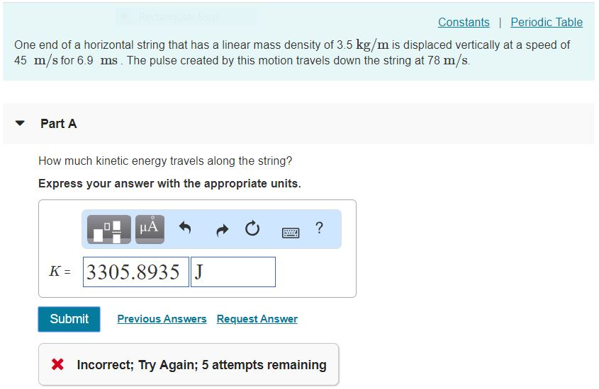 Solved Constants Periodic Table One end of a horizontal | Chegg.com