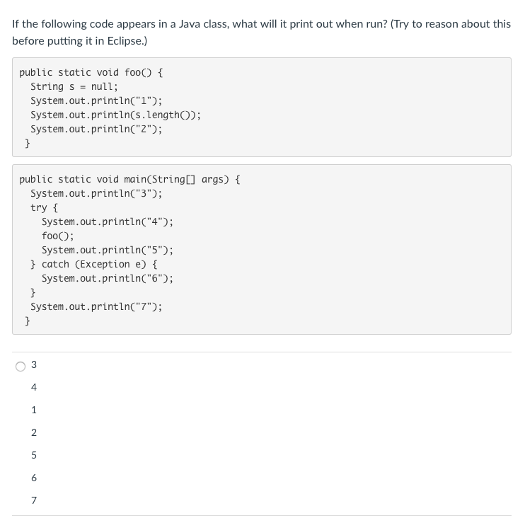 Solved If the following code appears in a Java class, what | Chegg.com
