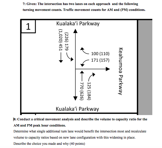 Solved The intersection has two lanes on each approach and | Chegg.com
