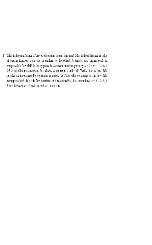 Solved 2. What is the significance of curves of constant | Chegg.com