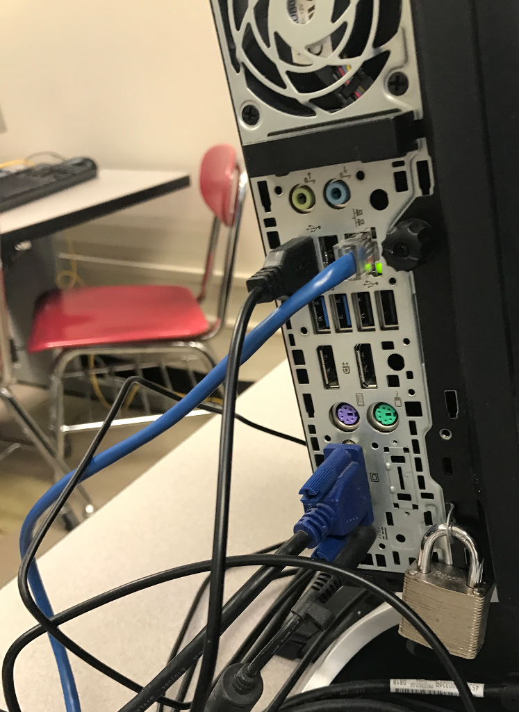 Solved Look at the back (and sides and front) of a desktop | Chegg.com