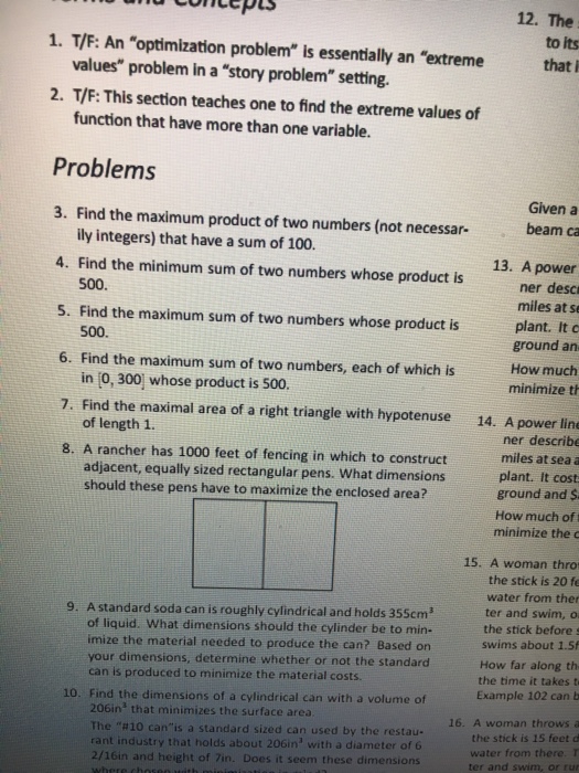 Solved Find the maximum product of two numbers (not | Chegg.com