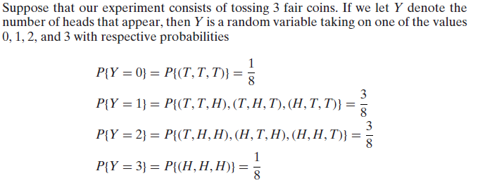 Solved Suppose that our experiment consists of tossing 3 | Chegg.com
