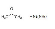 Solved A reaction happens when sodium amide is combined with | Chegg.com