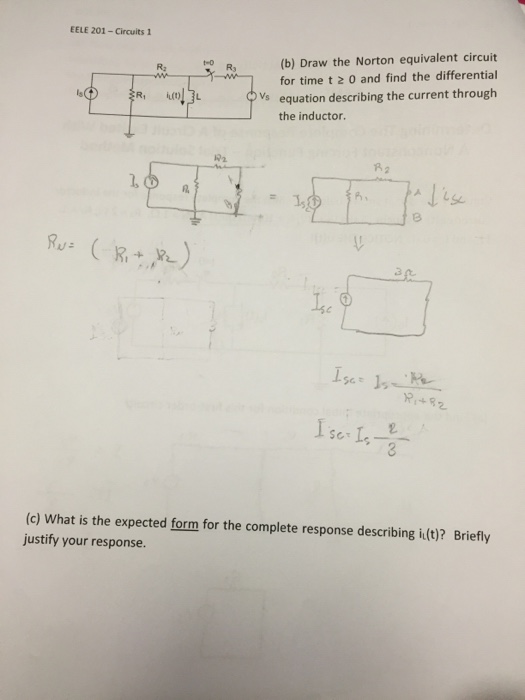 Solved Determining The Complete Response of A Circuit | Chegg.com