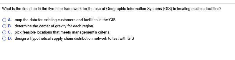 Solved What is the first step in the five-step framework for | Chegg.com