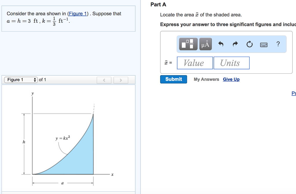 Solved Consider The Area Shown In Figure 1 Suppose That A