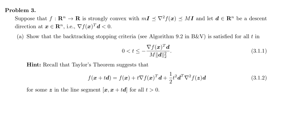 Suppose that f:Rn ?R is strongly convex with | Chegg.com