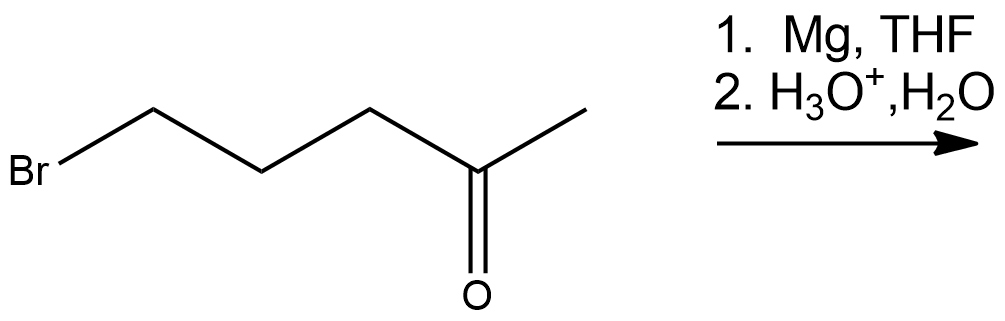 Solved 1. Mg, THF 2. H2O+ H2O | Chegg.com