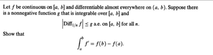 Solved Let f be continuous on [a, b] and differentiable | Chegg.com