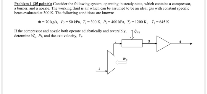Solved Consider the following system, operating in | Chegg.com