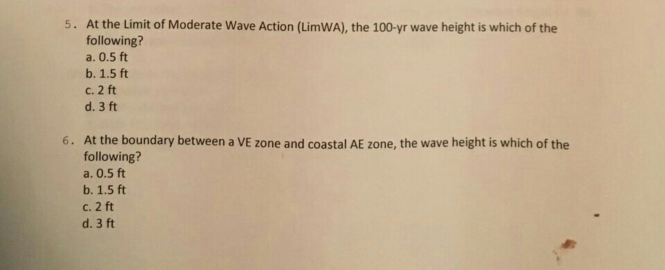 Solved At the Limit of Moderate Wave Action (LimWA), the | Chegg.com