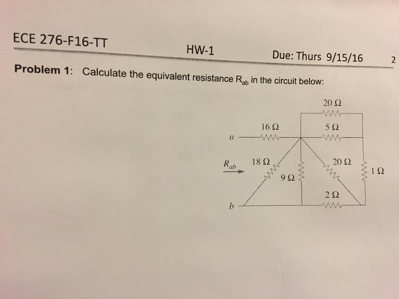 Solved Calculate the equivalent resistance R_ab in the | Chegg.com