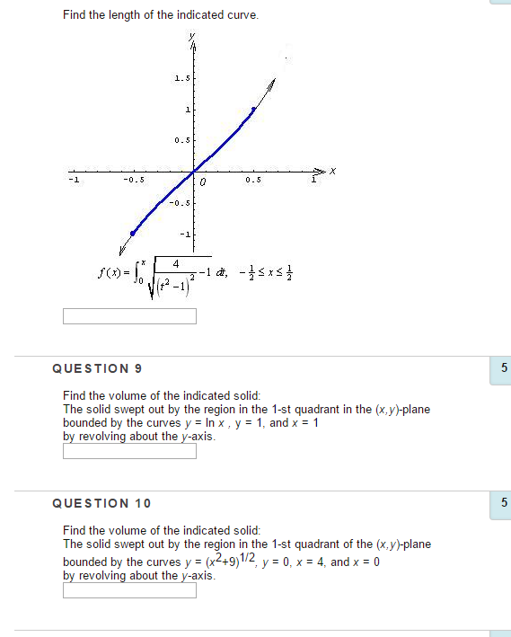 Solved Find the length of the indicated curve. Find the | Chegg.com