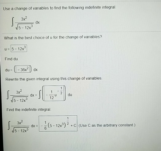 Solved Use a change of variables to find the following | Chegg.com