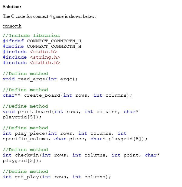 Solved C Programming Write Some Code To Implement The Game 1 Answer Transtutors 8821