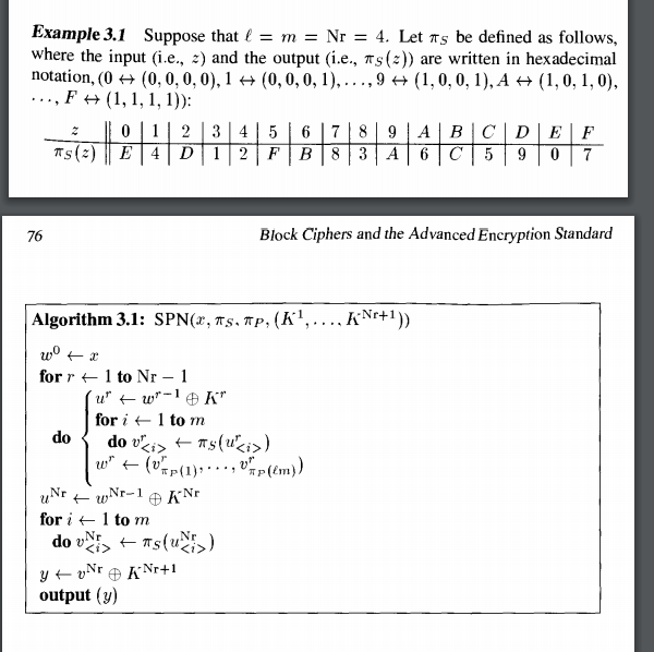 Solved 3.14 Suppose that the S-box of Example 3.I is | Chegg.com