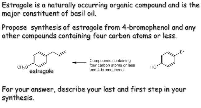 Solved Estragole is a naturally occurring organic compound | Chegg.com