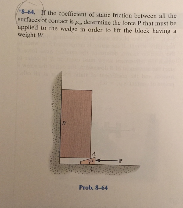 Solved If the coefficient of static friction between all the | Chegg.com
