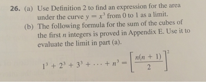 Solved 26. (a) Use Definition 2 to find an expression for | Chegg.com