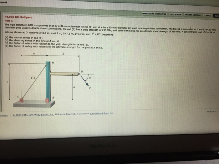 Solved MESSAGE MY INmmucTOR PULL scREEN PRINTER VERSION | Chegg.com