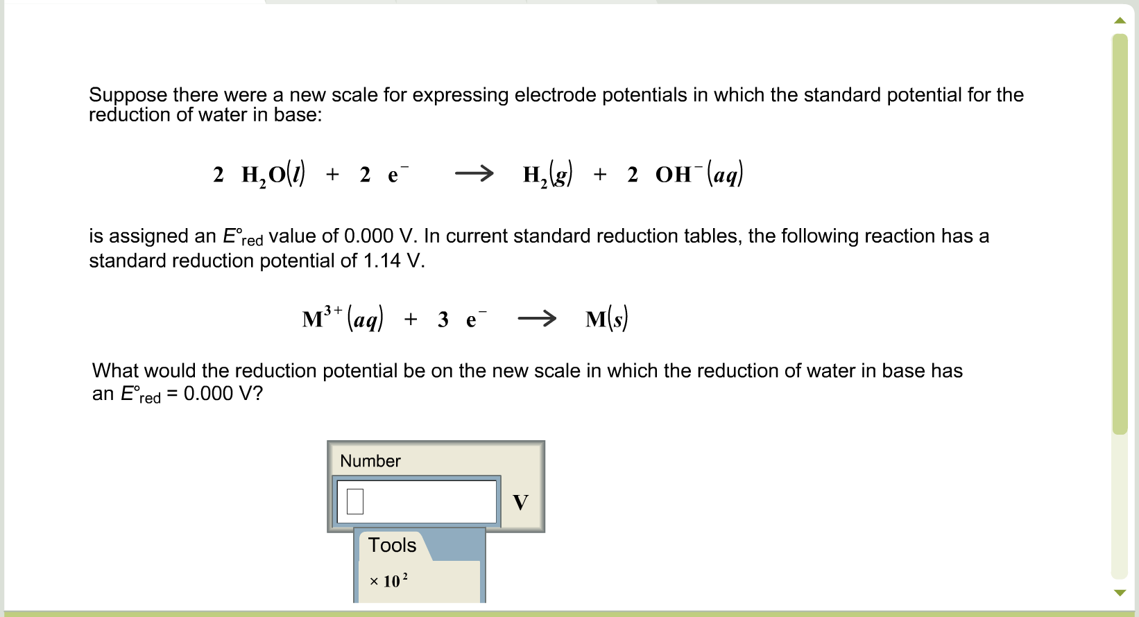Solved Suppose there were a new scale for expressing | Chegg.com
