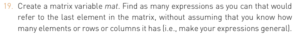 Solved 17. Generate a 2x3 matrix of random real numbers, | Chegg.com