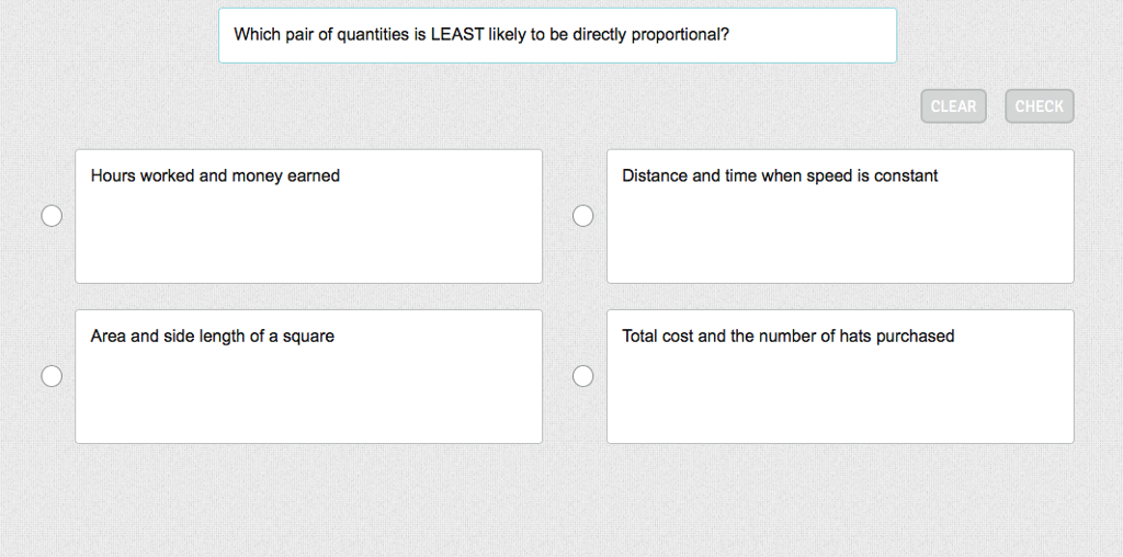 Solved Which pair of quantities is LEAST likely to be | Chegg.com