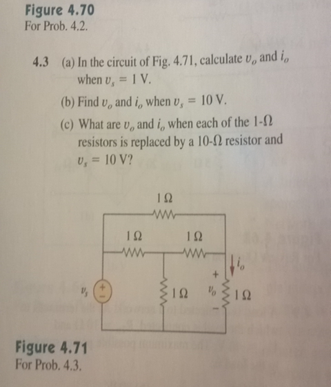 Solved In the circuit of Fig. 4.71. calculate vo and io when | Chegg.com Solved In the circuit of Fig. 4.71. calculate vo and io when | Chegg.com