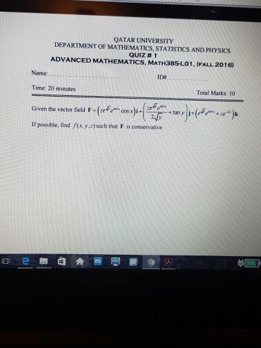 Solved QATAR UNIVERSITY DEPARTMENTOF MATHEMATICS. STATISTICS | Chegg.com