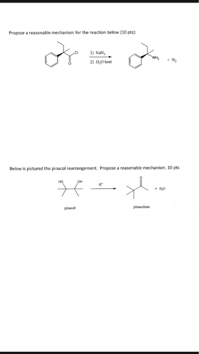 Solved Propose a reasonable mechanism for the reaction below | Chegg.com