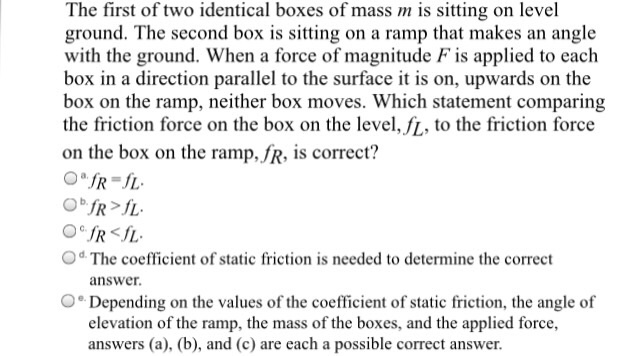 Solved The first of two identical boxes of mass in is | Chegg.com