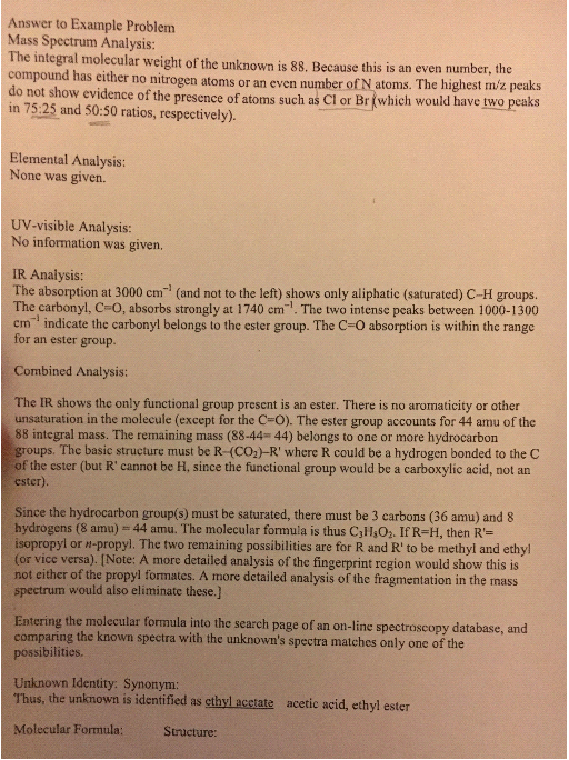 Solved Each Combined Spectra Problem on the following pages | Chegg.com